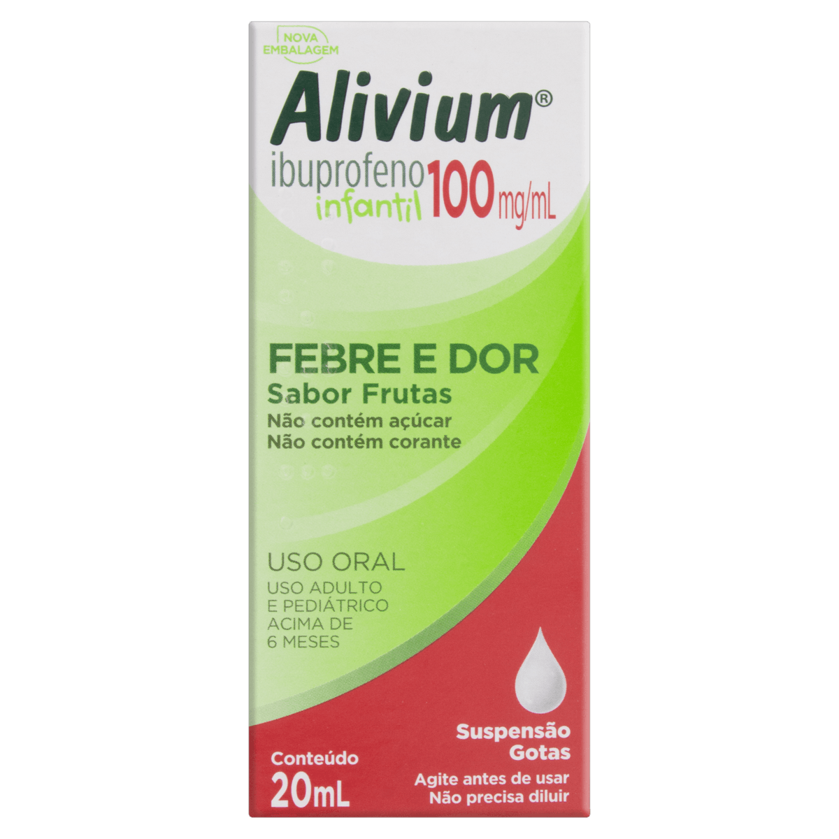 Alivium 100Mg Gotas 20Ml - Drogaleste