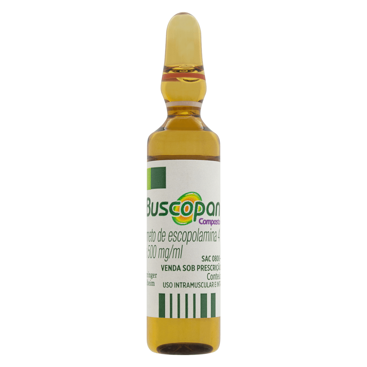 Buscopan Composto Com 3 Ampolas De 5Ml - Drogaleste
