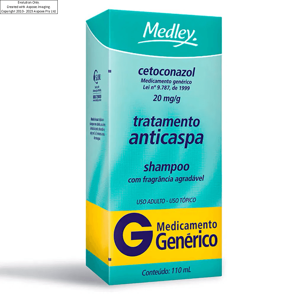 Cetoconazol Shampoo Anticaspa 110ml Medley - Drogaleste