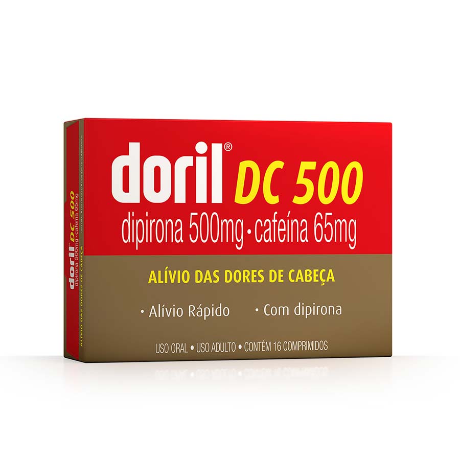 Doril Dc 500Mg com 16 Comprimidos - Drogaleste