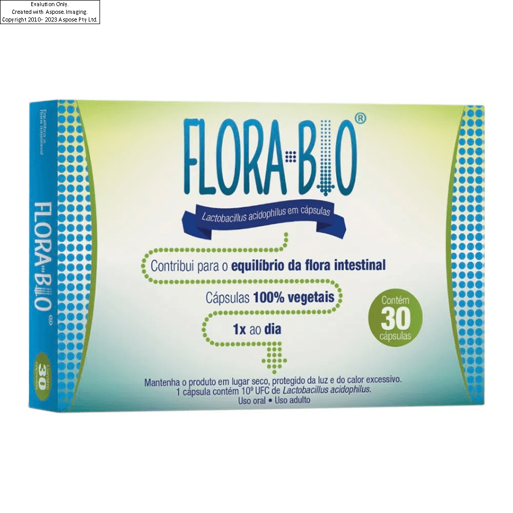 Flora-Bio com 30 Comprimidos - Drogaleste