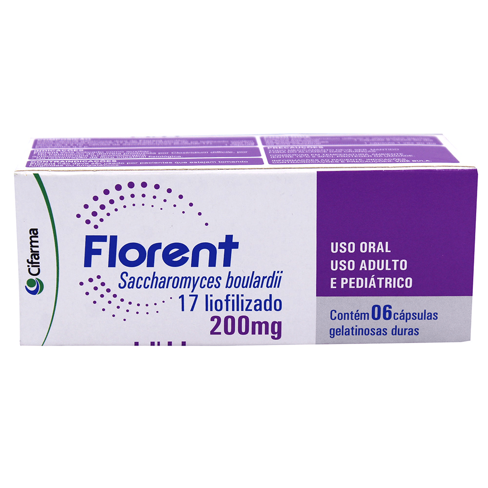 Florent 200Mg Com 6 Comprimidos - Drogaleste