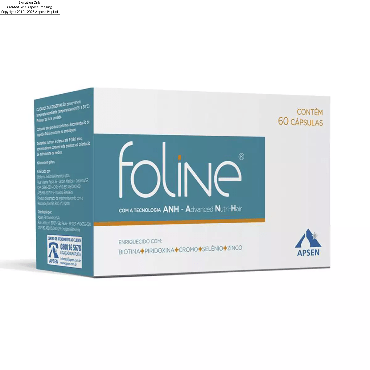 Foline COM 60 Comprimidos - Drogaleste