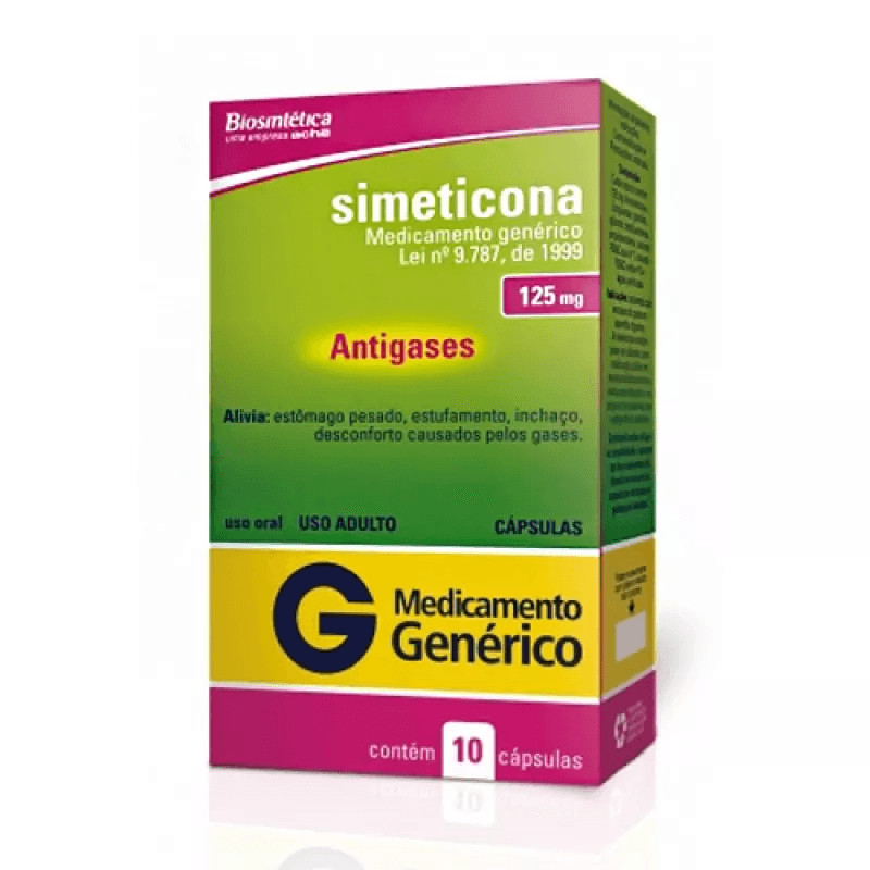 SIMETICONA 125MG COM 10 COMPRIMIDOS ACHE - Drogaleste