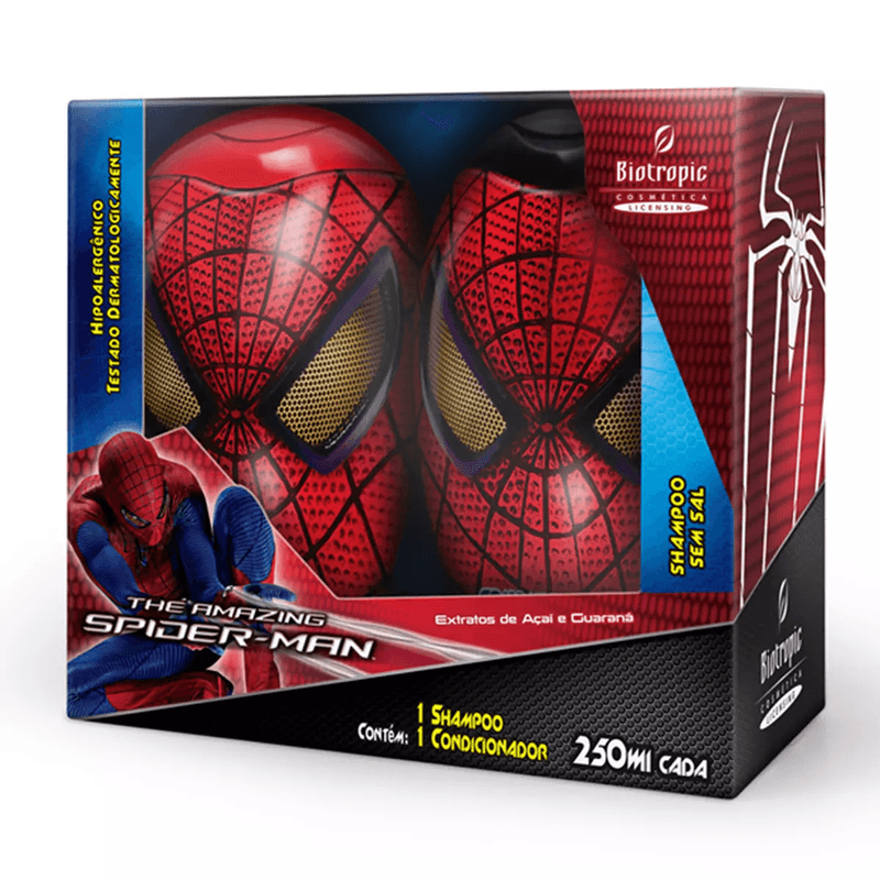Kit Spider Man Shampoo+Condicionador 250Ml - Drogaleste