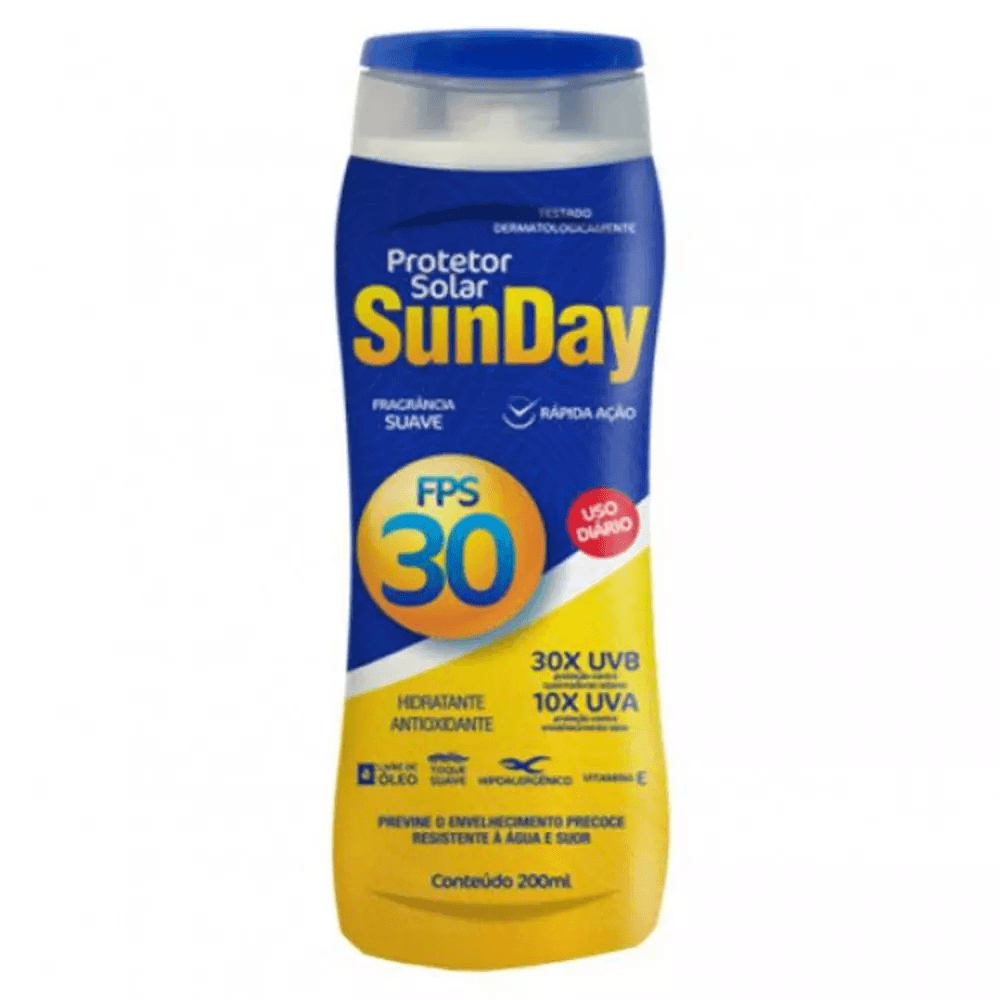 Protetor Sunday Solar Fps30 200Ml - Drogaleste
