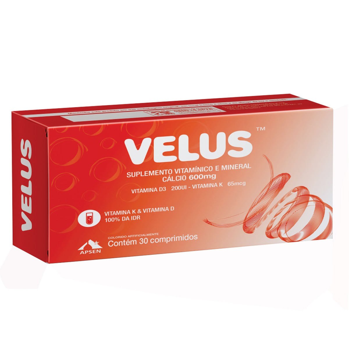 VELUS COM 30 COMPRIMIDOS - Drogaleste