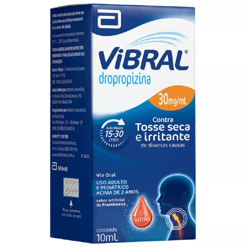 Vibral Gotas 10Ml - Drogaleste