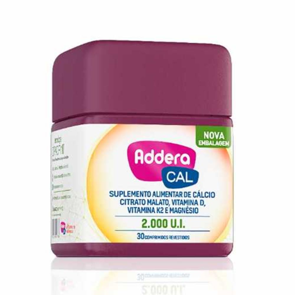 Addera Cal 2.000Ui Com 30 Comprimidos - Drogaleste