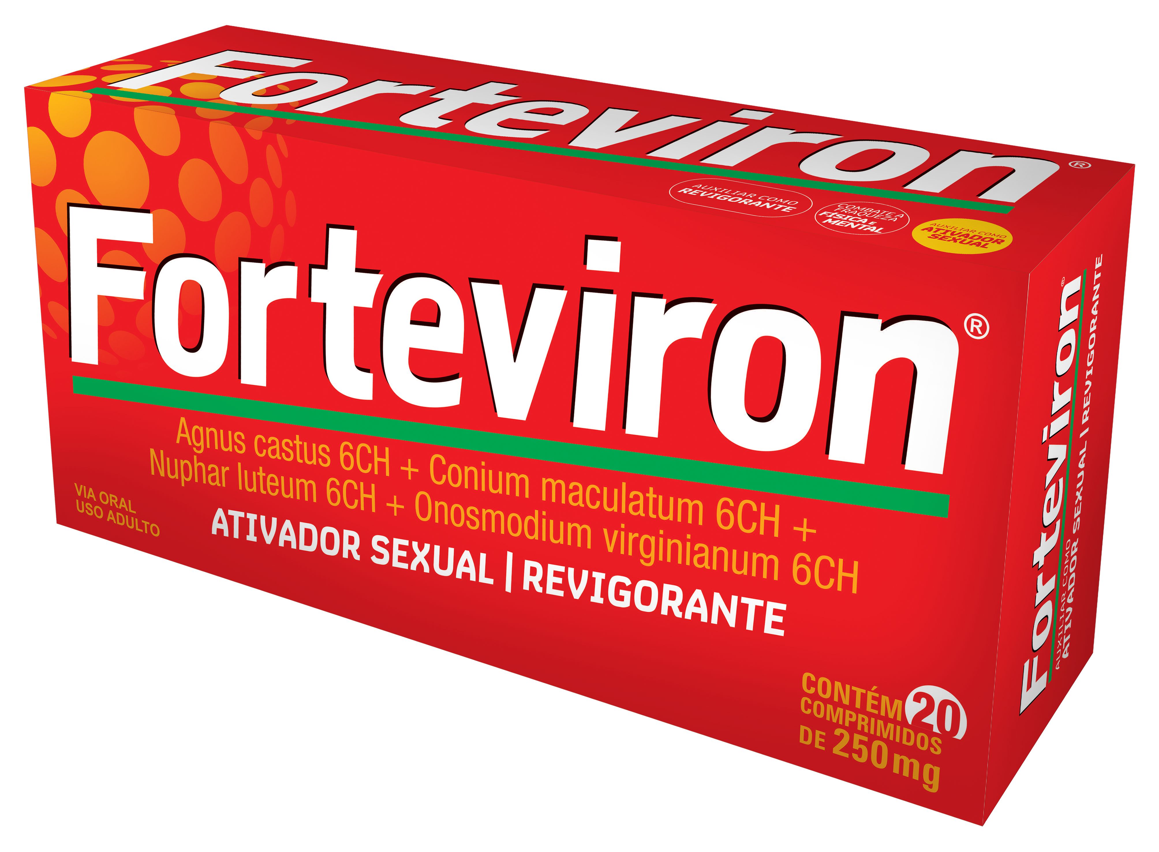 FORTEVIRON COM 20 COMPRIMIDOS - Drogaleste