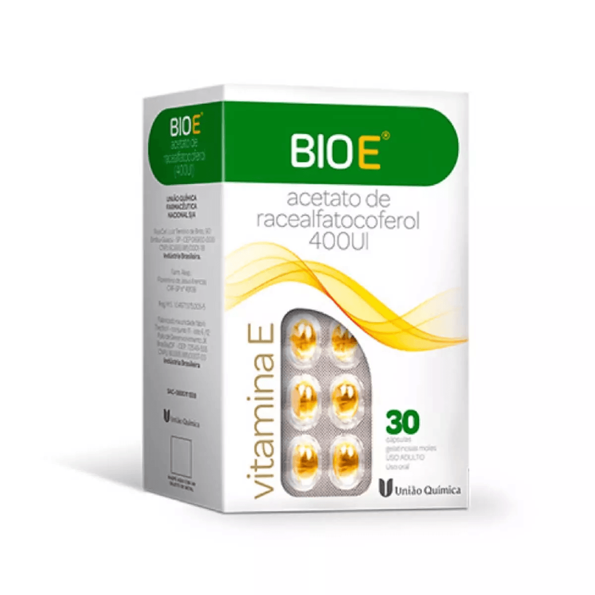 Bio E 400Ui Com 30 comprimidos - Drogaleste