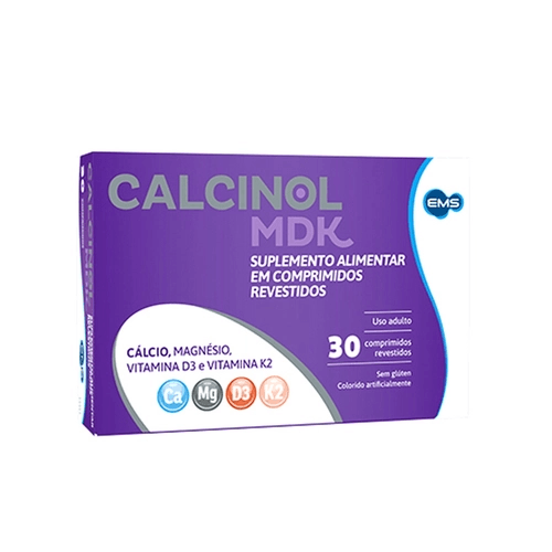 CALCINOL MDK COM 30 COMPRIMIDOS - Drogaleste