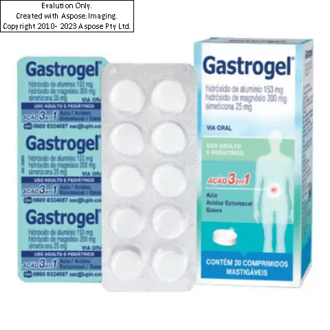 Gastrogel Com 20 Comprimidos - Drogaleste