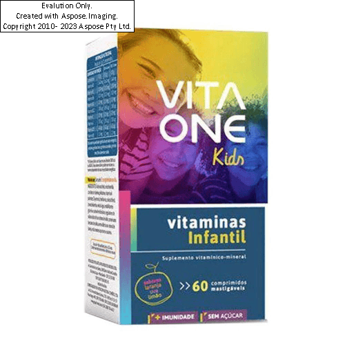 VitaOne Kids com 60 comprimidos - Drogaleste