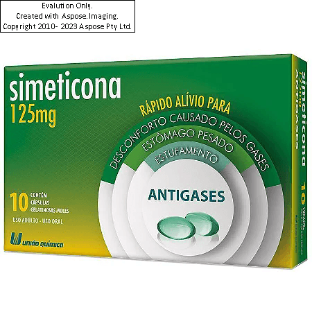 Simeticona 125Mg Com 10 Comprimidos Biolab - Drogaleste