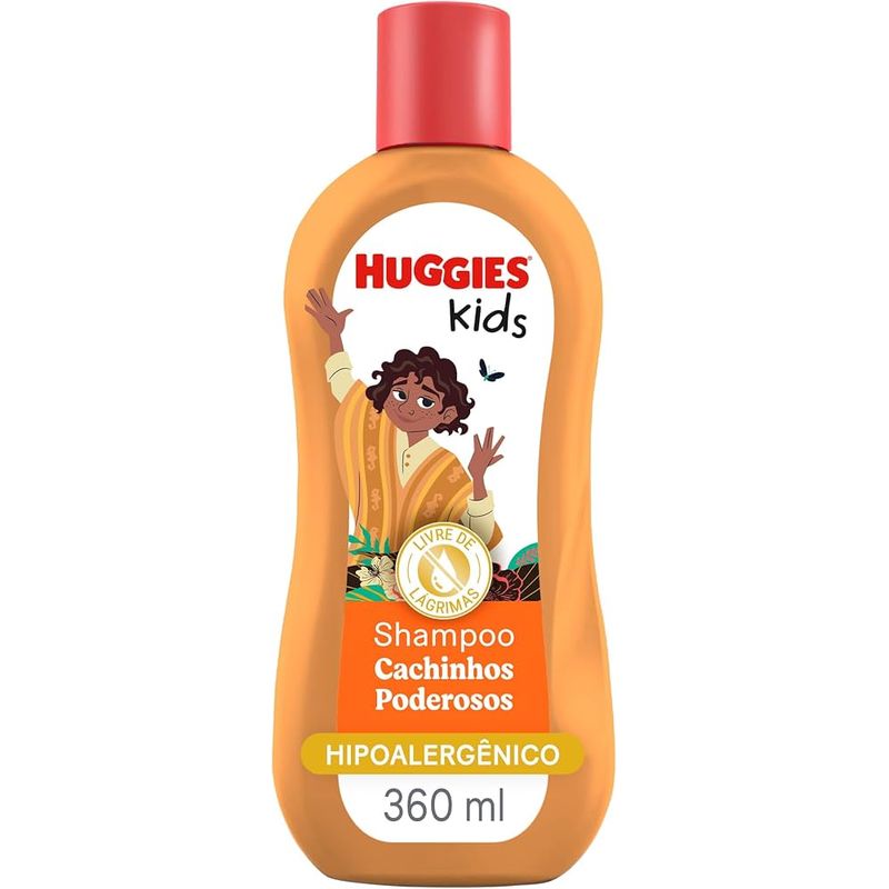 Shampoo Huggies Kids Cachinhos Poderosos Com 360ml - Drogaleste