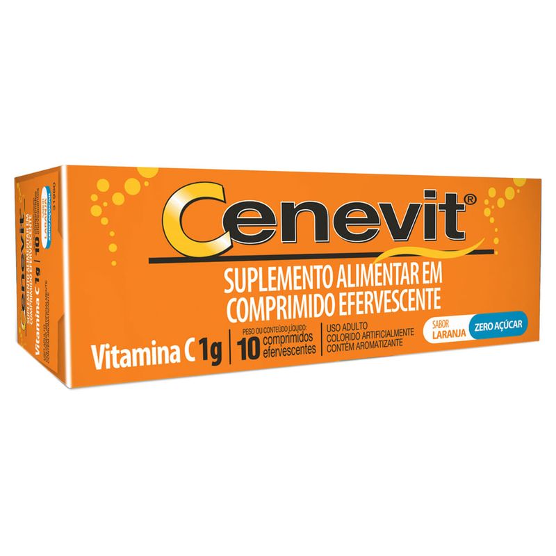 Cenevit 1G Com 10 Comprimidos Efervescentes Legrand - Drogaleste