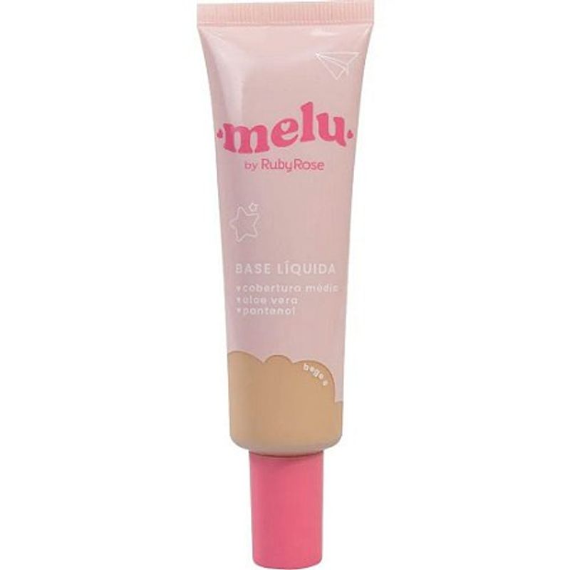 Base Liquida Melu by Ruby Rose Bege 6 - Drogaleste